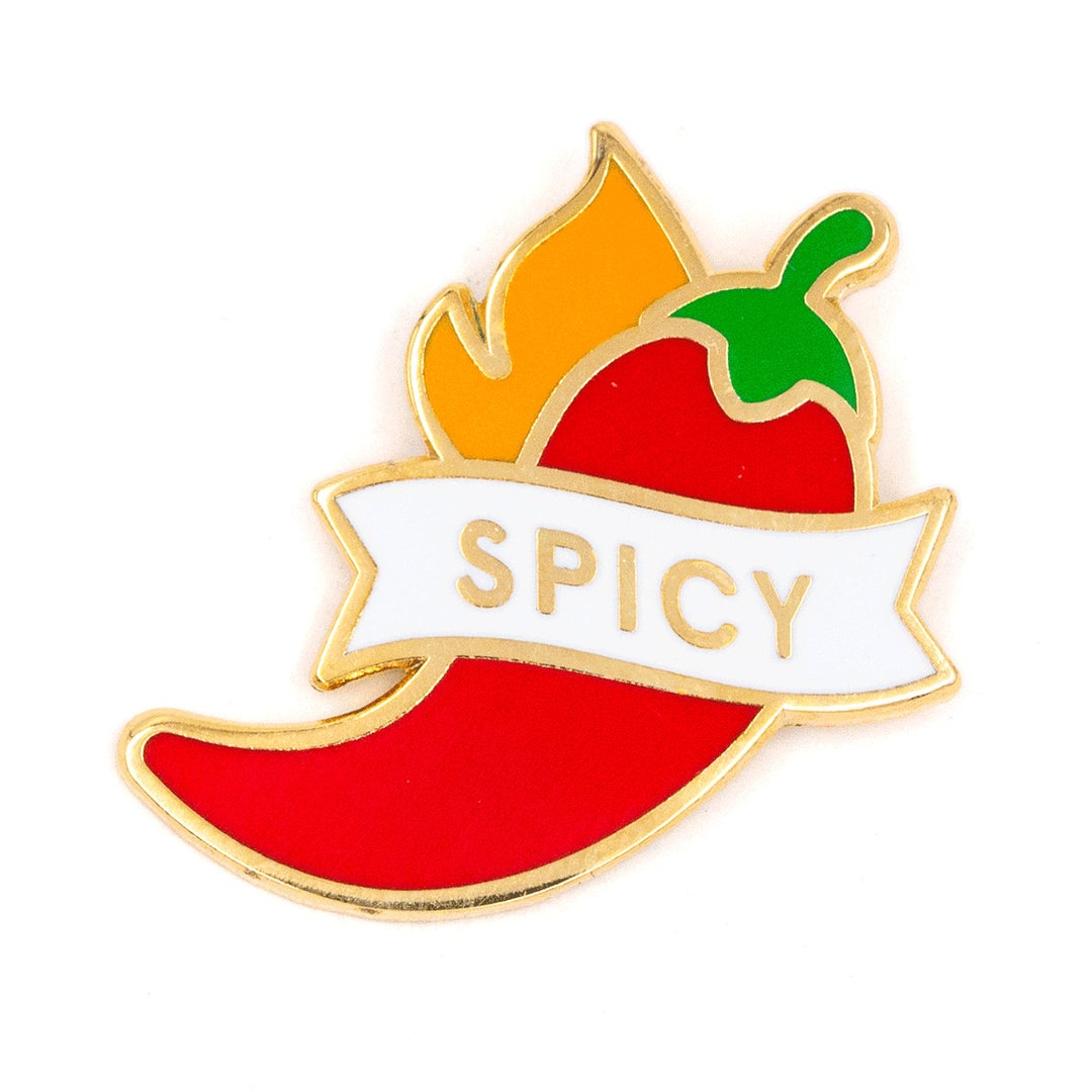 Spicy Pepper Enamel Pin - Etsy