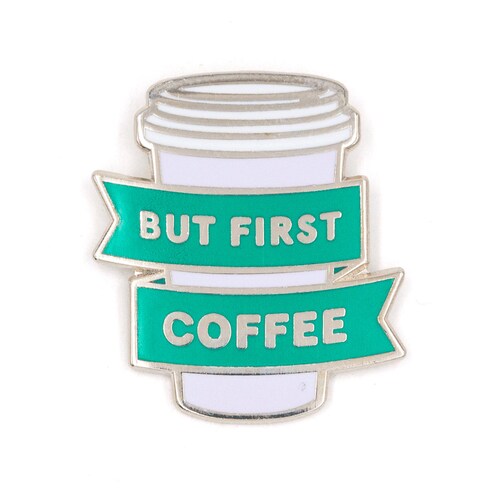 Coffee Hard Enamel Pin Kawaii Coffee Meant to Bean Pun - Etsy