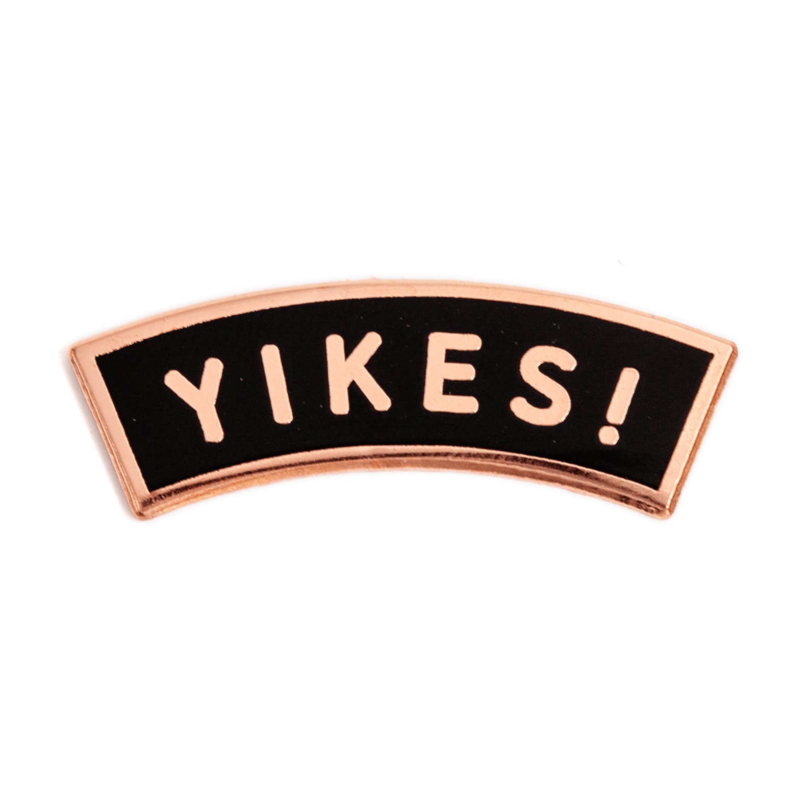 Yikes! Enamel Pin - Etsy