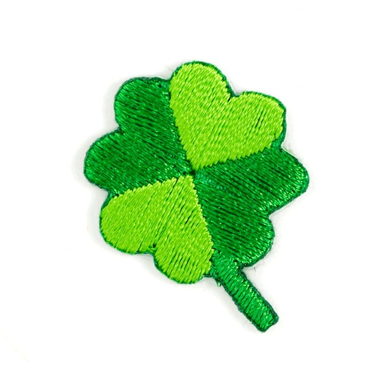 Four Leaf Clover Embroidered Mini Sticker Patch - Etsy