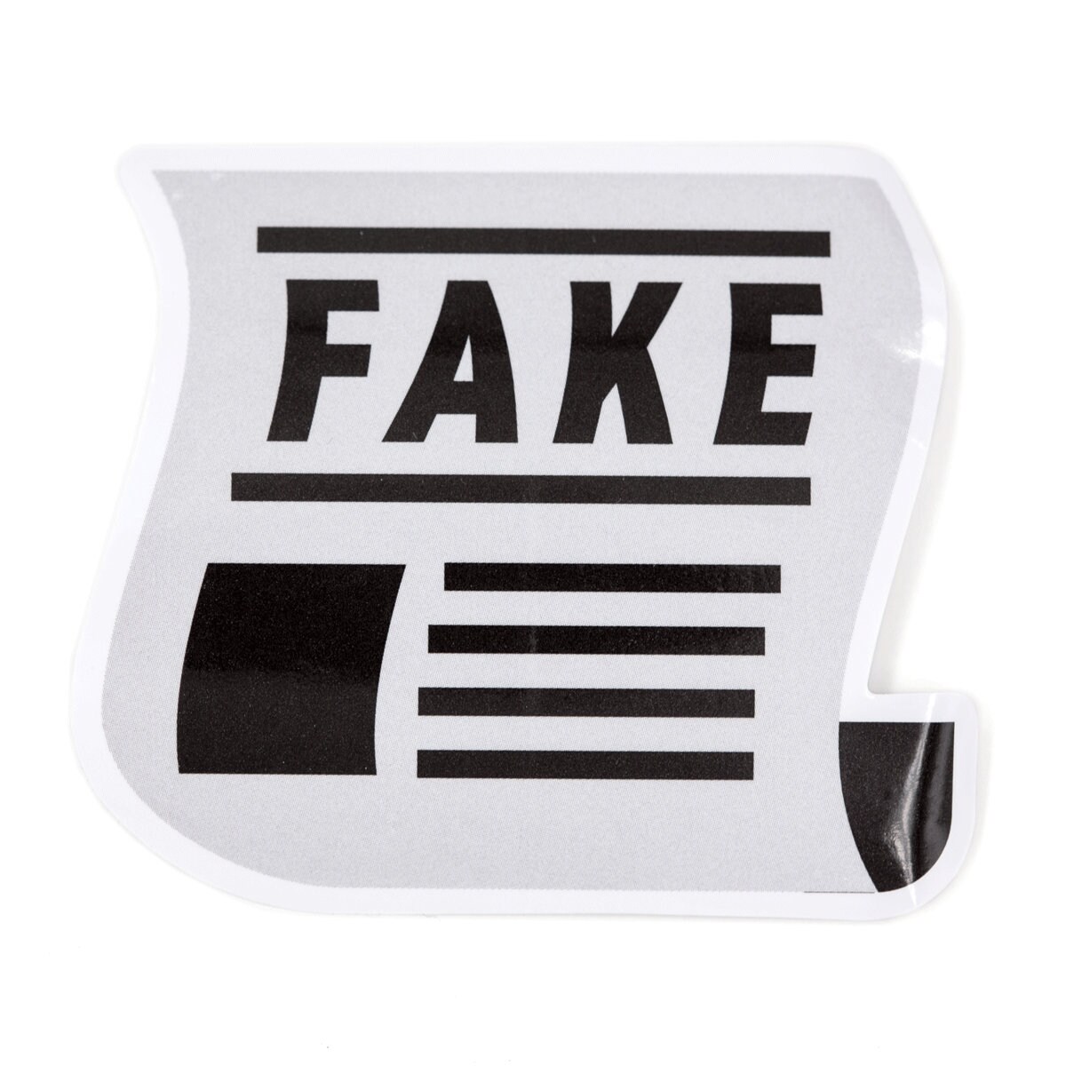 Fake News Vinyl Sticker - Etsy