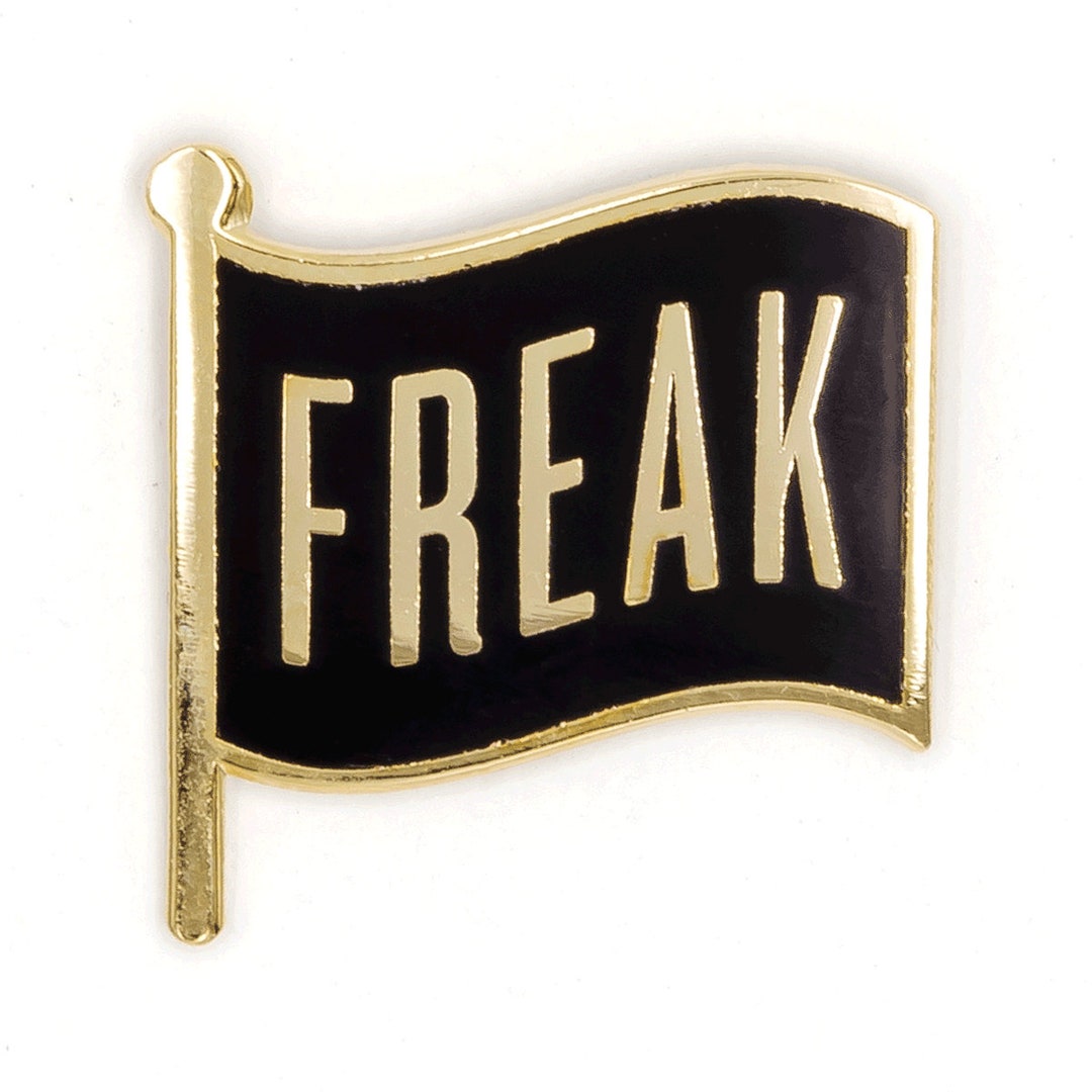 Freak Flag Enamel Pin - Etsy