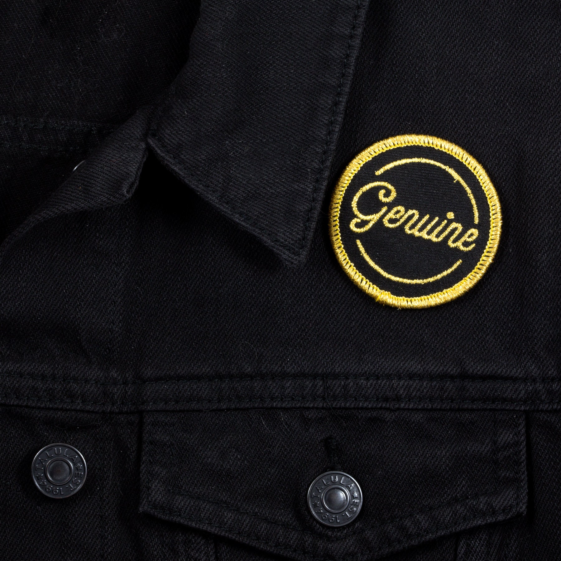 Genuine Gold Embroidered Iron-on Patch - Etsy