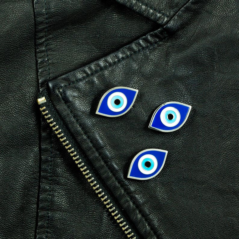 Evil Eye Enamel Pin - Etsy Evil Eye Enamel Pin - Etsy