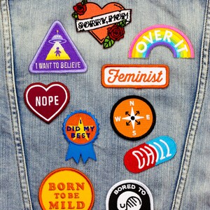 Sorry Mom Heart Embroidered Iron-on Patch - Etsy