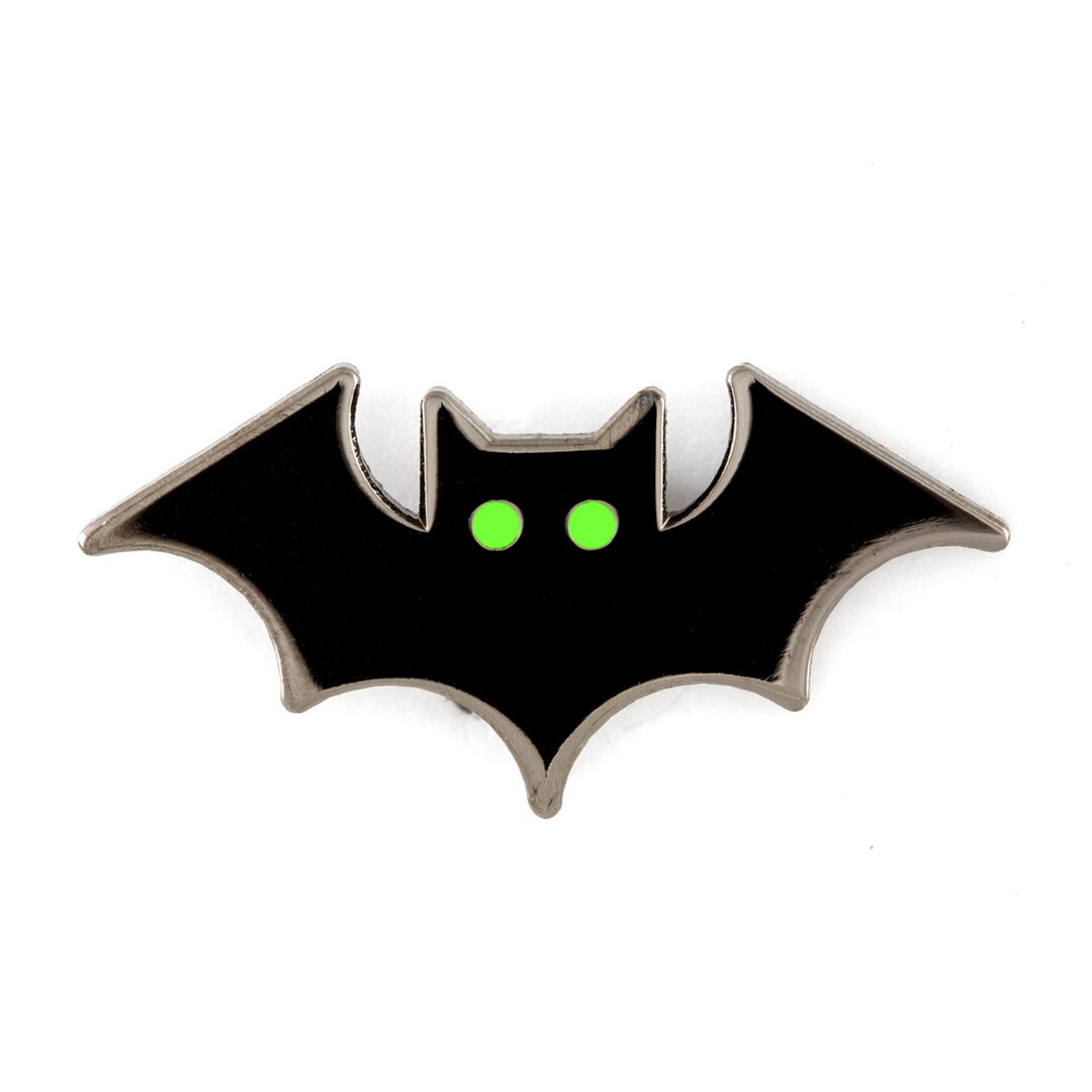 Bat Enamel Pin - Etsy