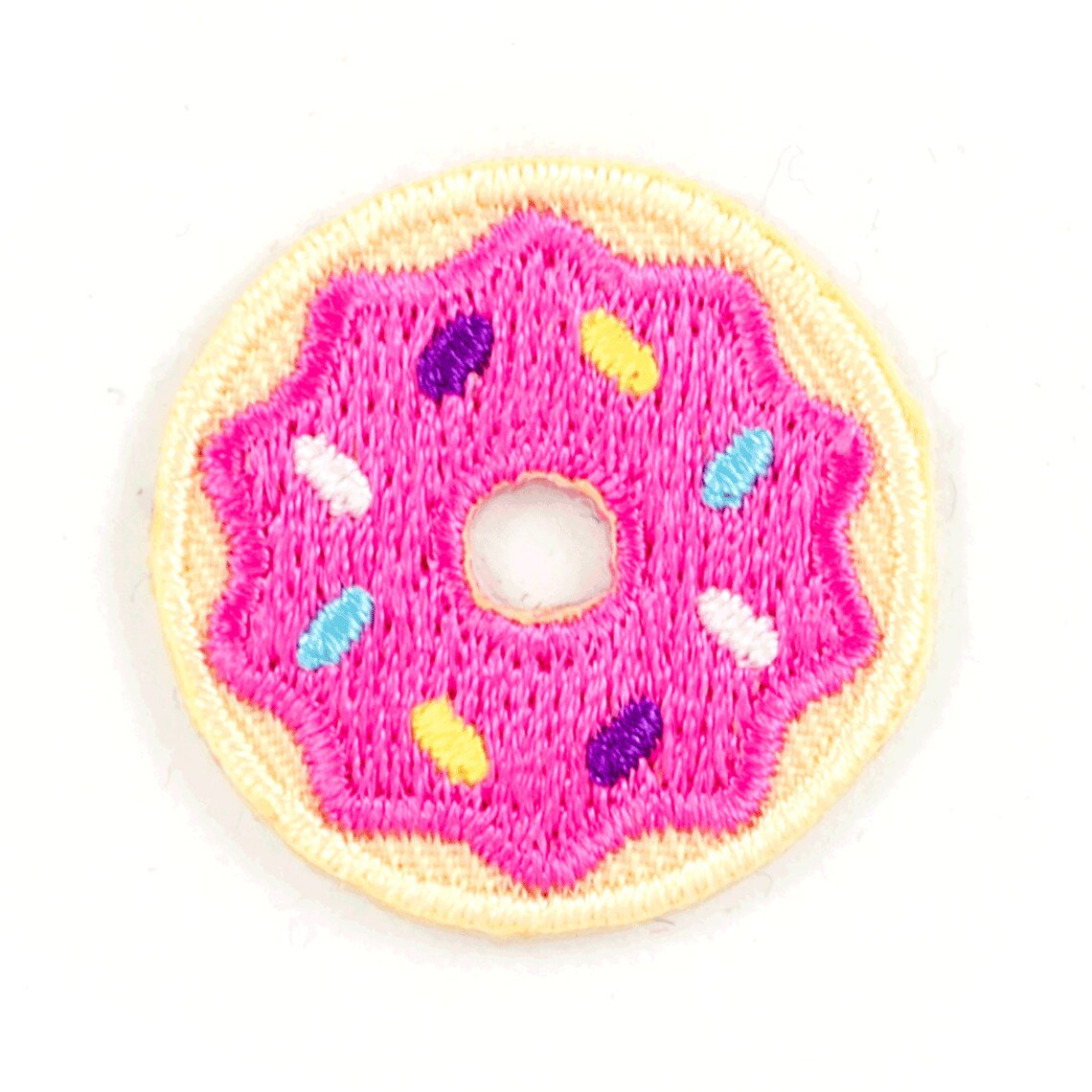Donut Embroidered Mini Sticker Patch - Etsy