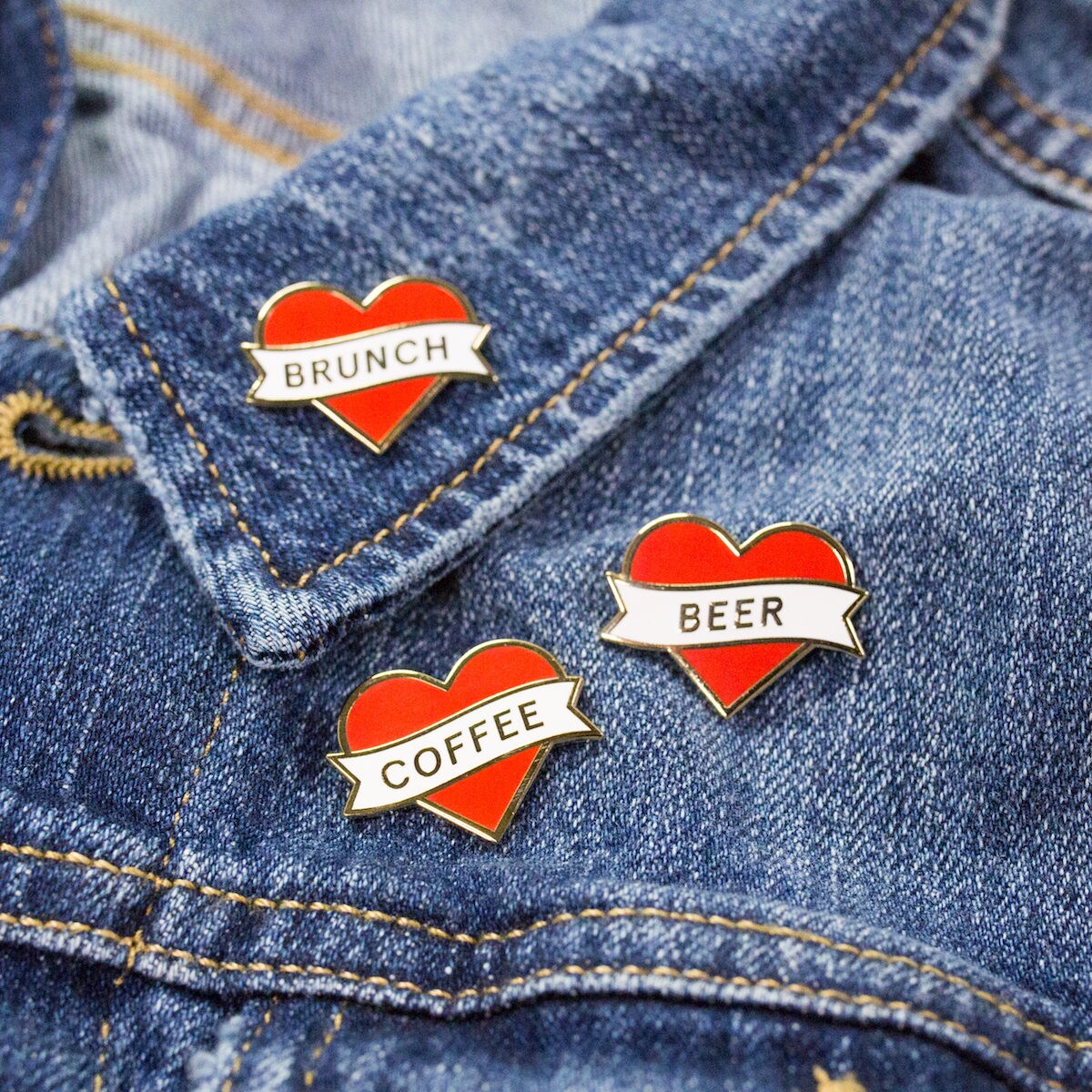 Heart Beer Enamel Pin | Etsy