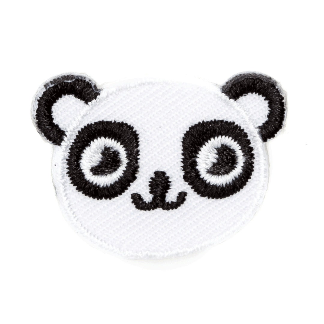 Panda Bear Embroidered Mini Sticker Patch - Etsy