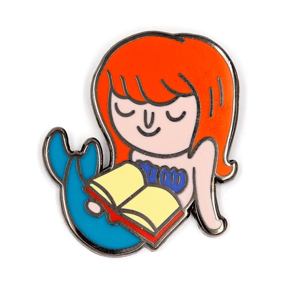 Reading Mermaid | Etsy