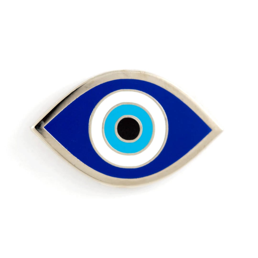 Evil Eye Enamel Pin - Etsy