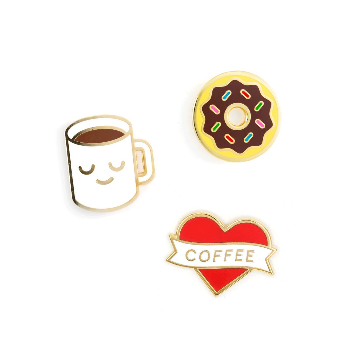 Coffee Mug Enamel Pin | Etsy