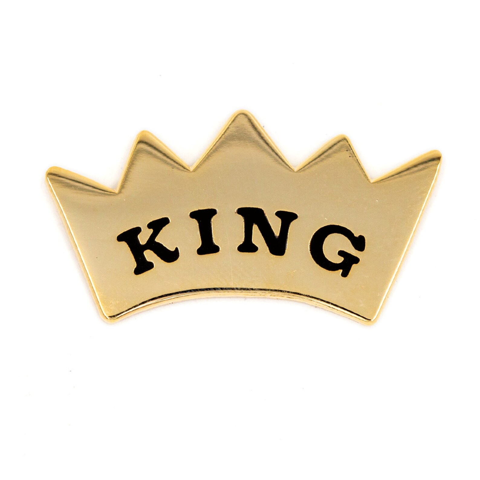 King Enamel Pin - Etsy