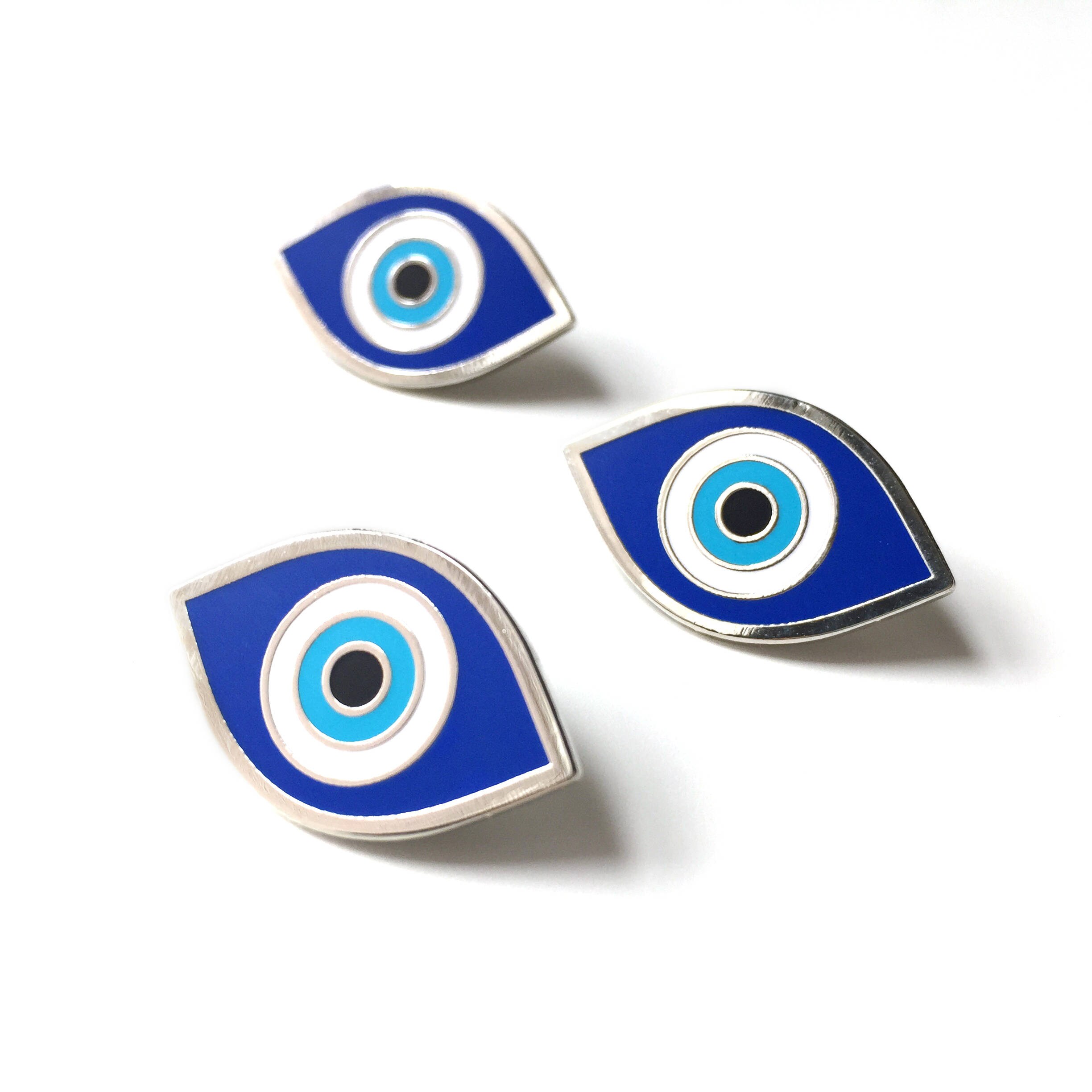Evil Eye Enamel Pin - Etsy
