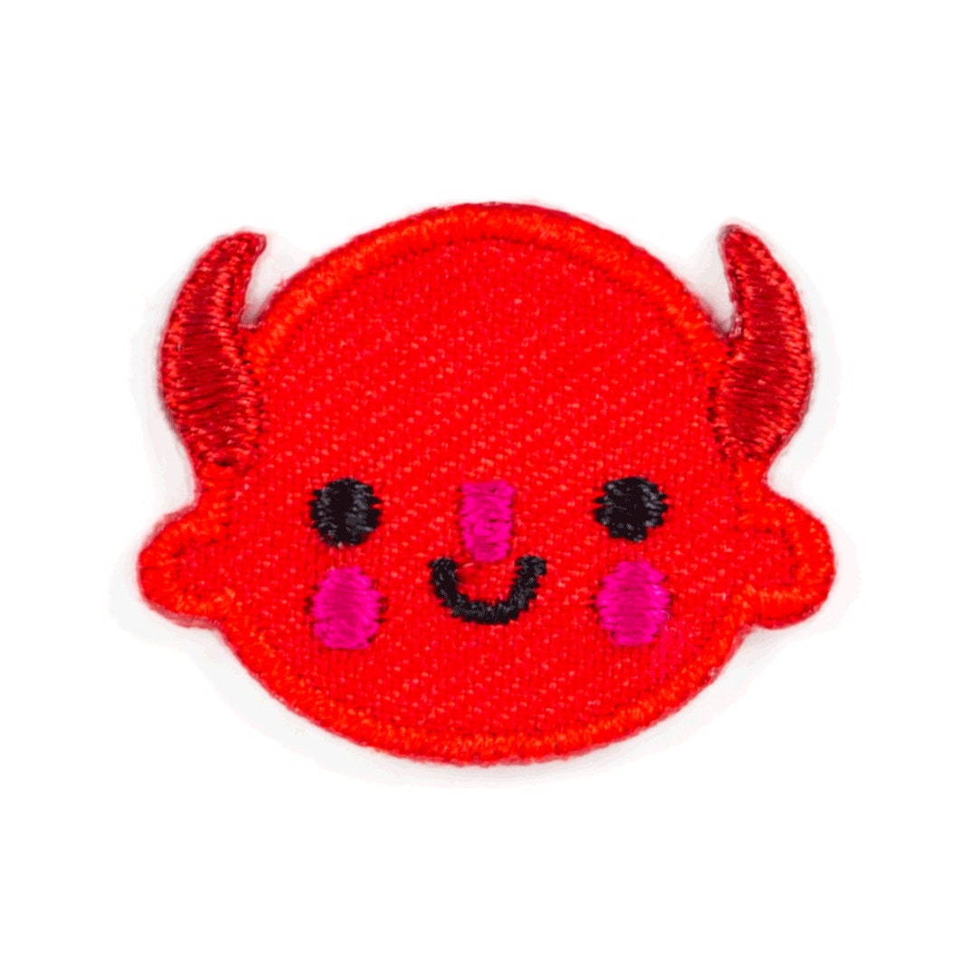 Devil Baby Embroidered Mini Sticker Patch - Etsy