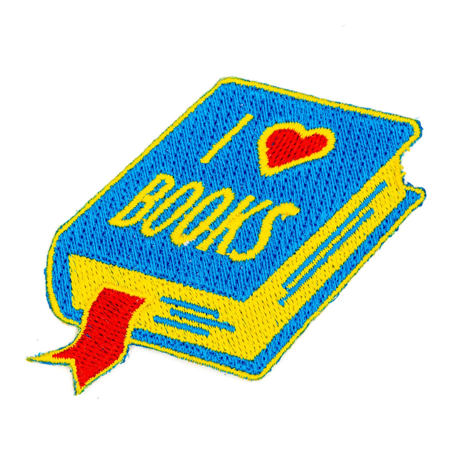 I Heart Books Embroidered Iron-on Patch - Etsy