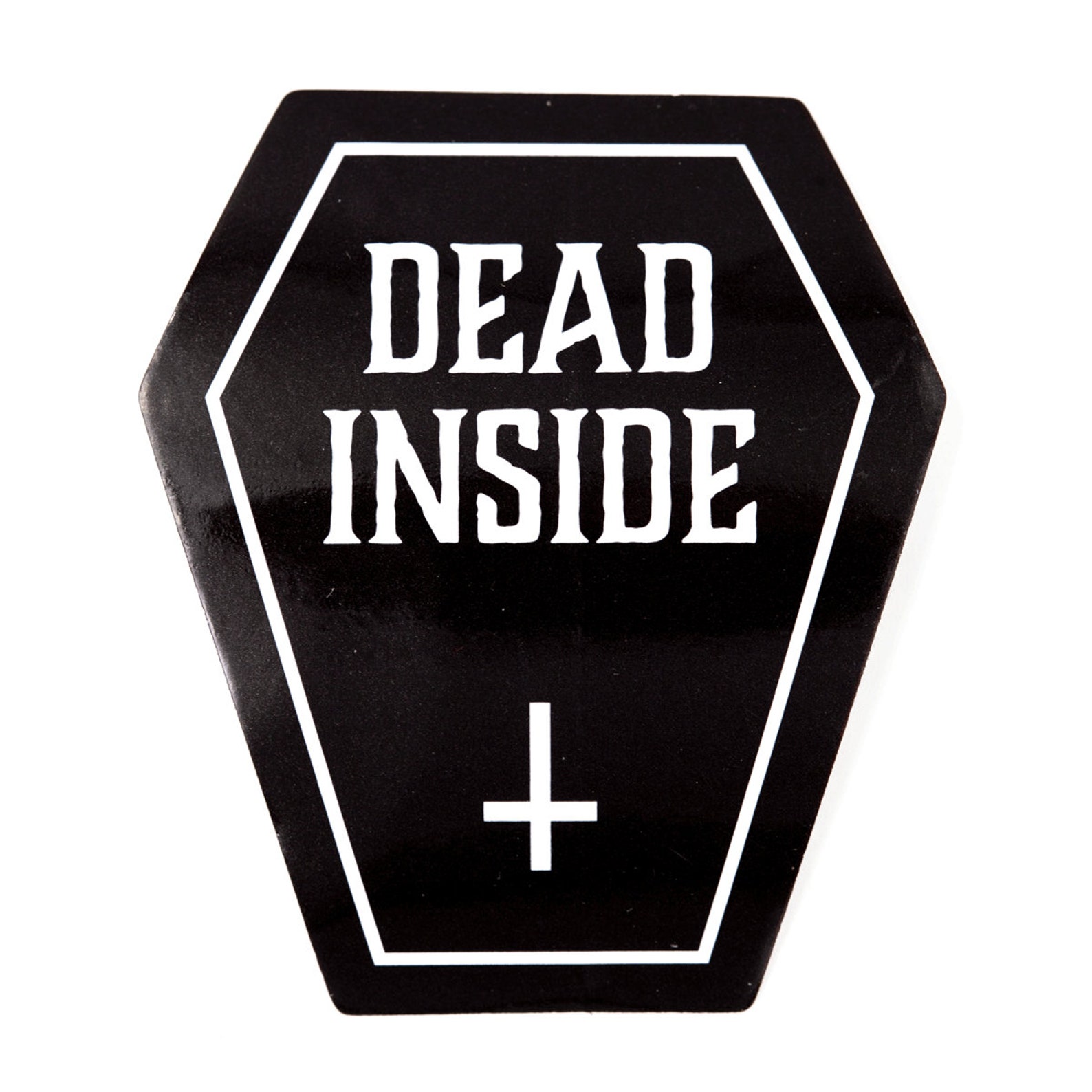 Dead Inside Vinyl Sticker - Etsy