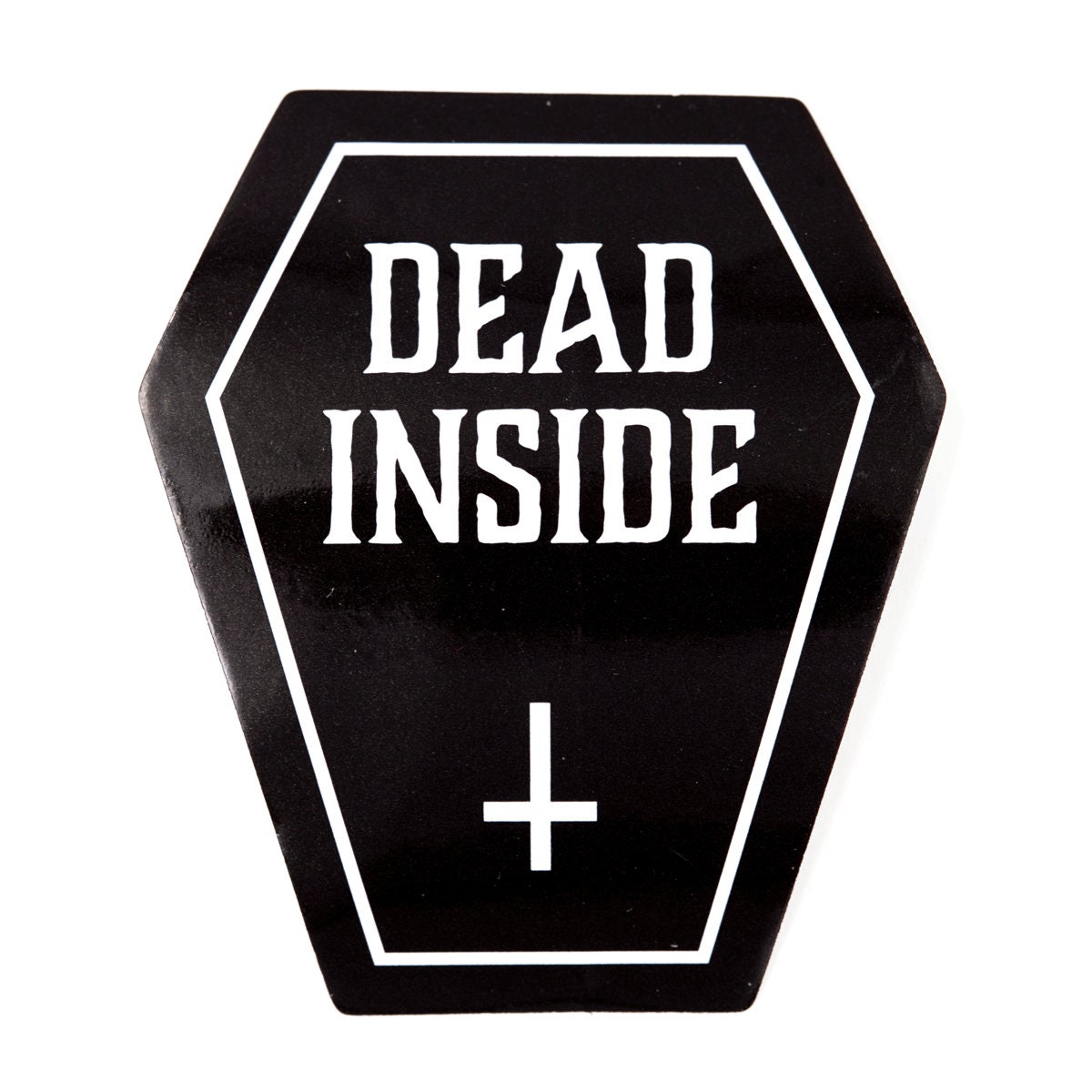 Dead Inside Vinyl Sticker - Etsy