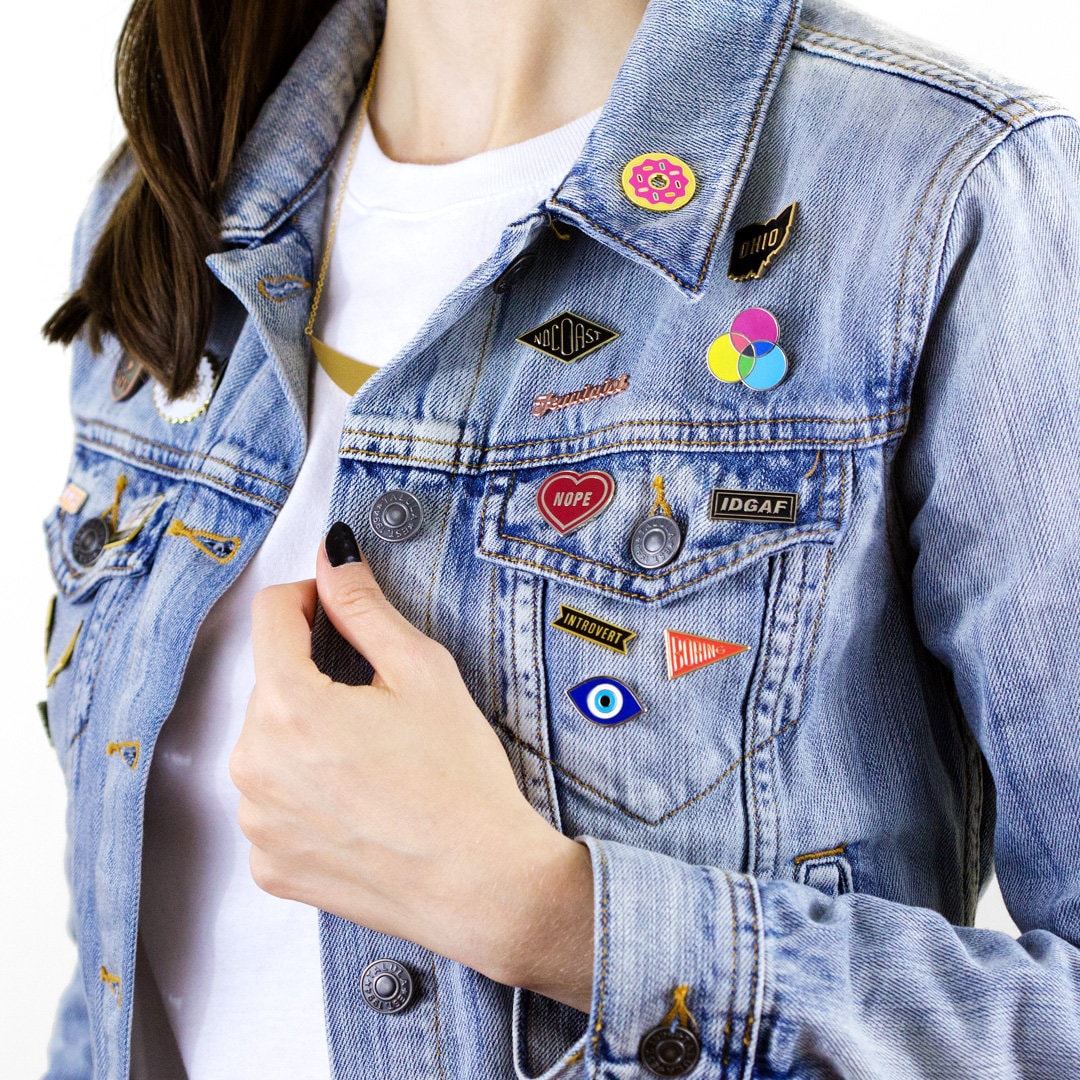 Introvert Enamel Pin - Etsy