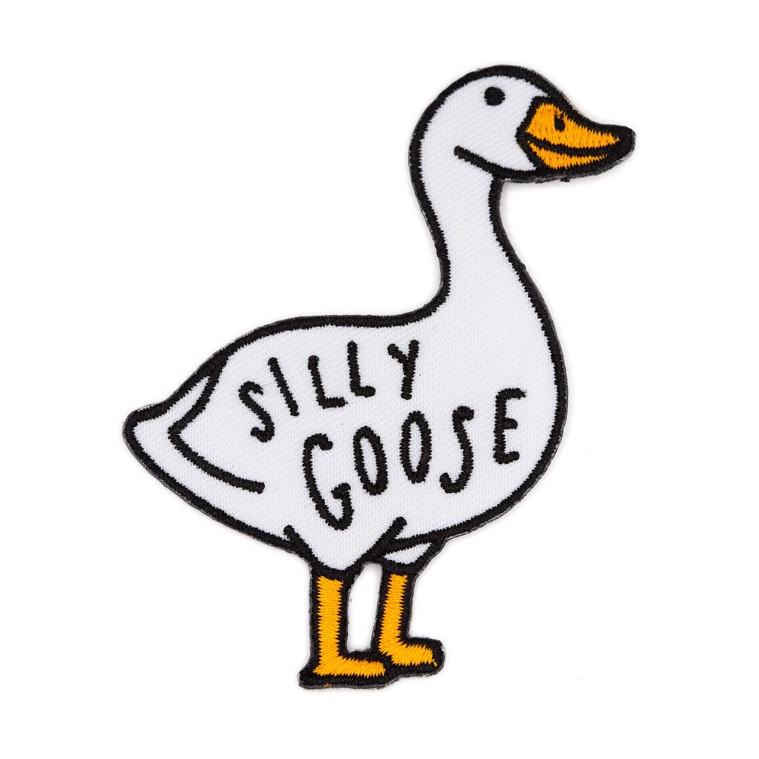 Silly Goose Iron-on Patch - Etsy