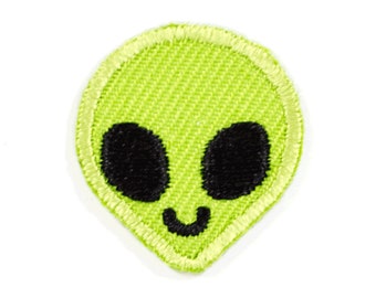 Cartoon Alien Embroidered Patch Space Cartoon Character - Etsy