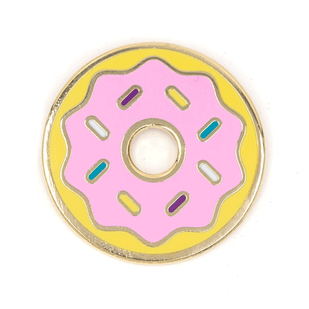 Donut Enamel Pin - Etsy