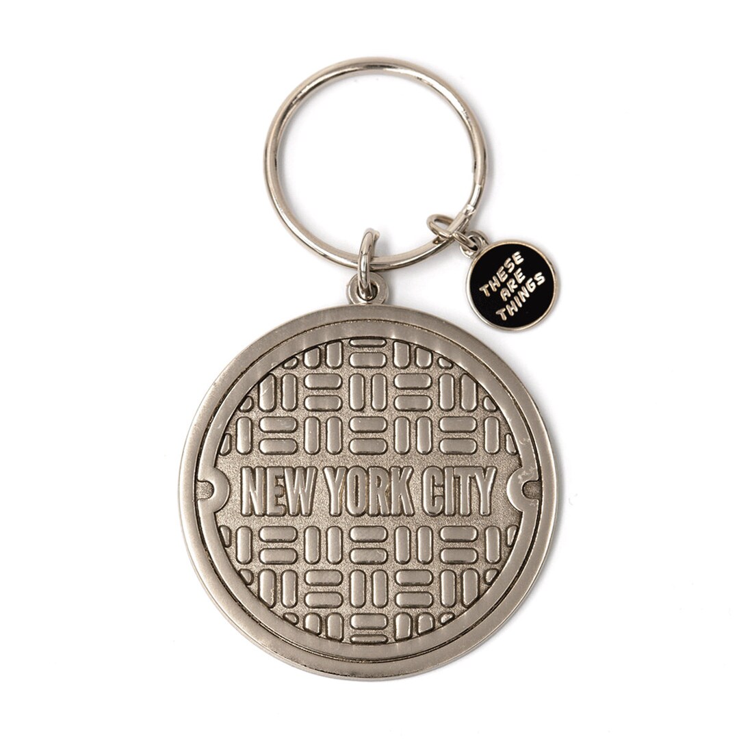 NYC Sewer Enamel Keychain - Etsy