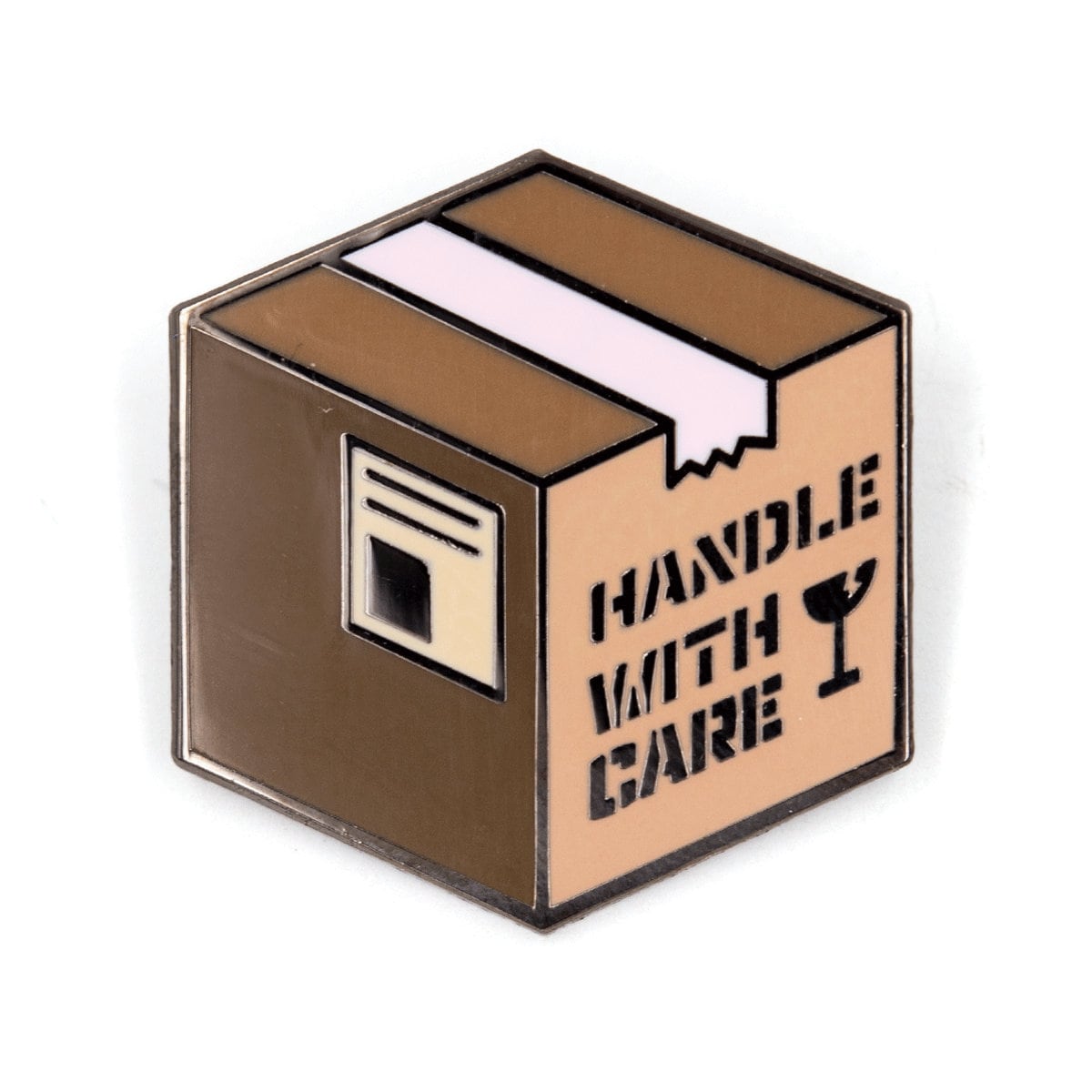 Handle With Care Enamel Pin - Etsy
