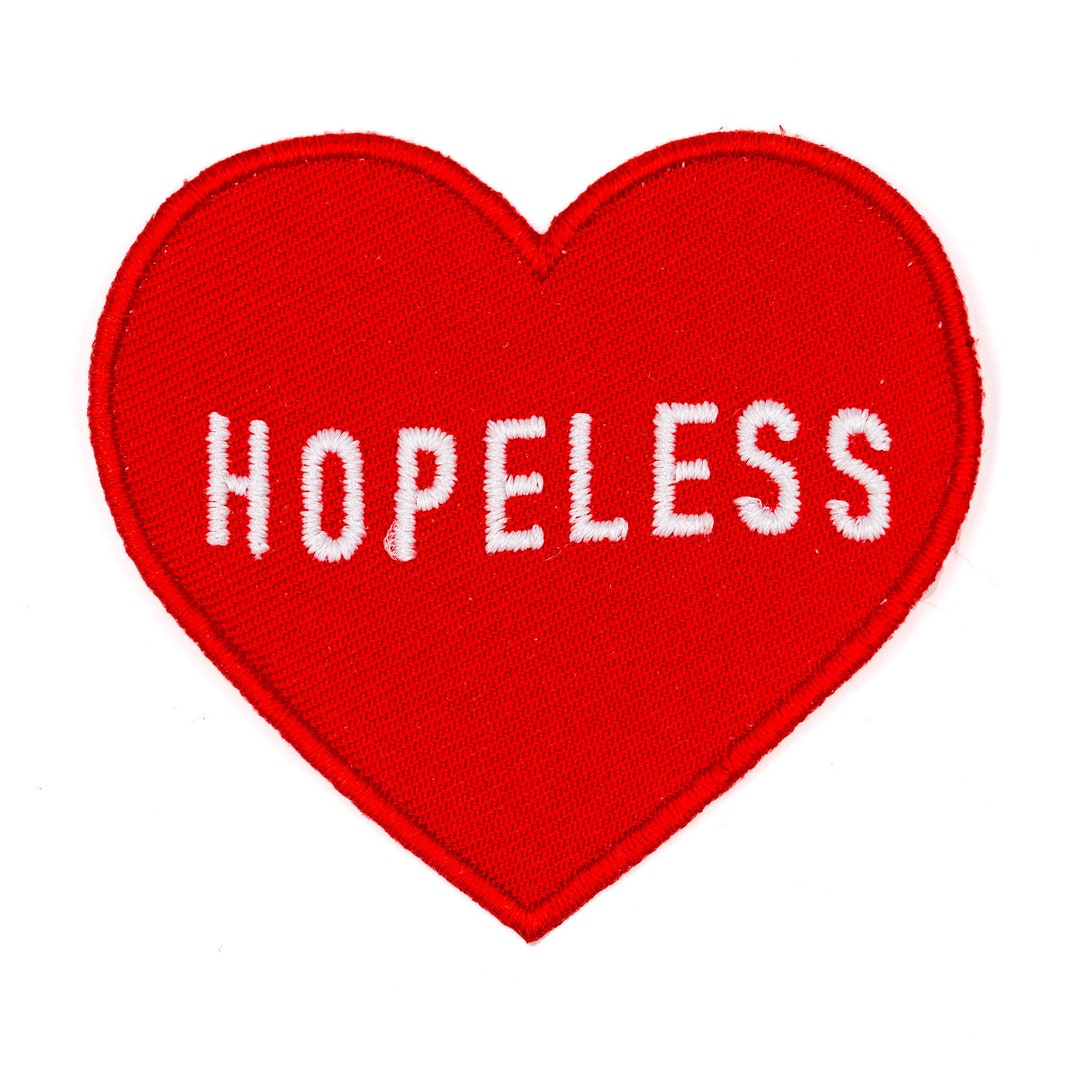 Hopeless Embroidered Iron-on Patch - Etsy
