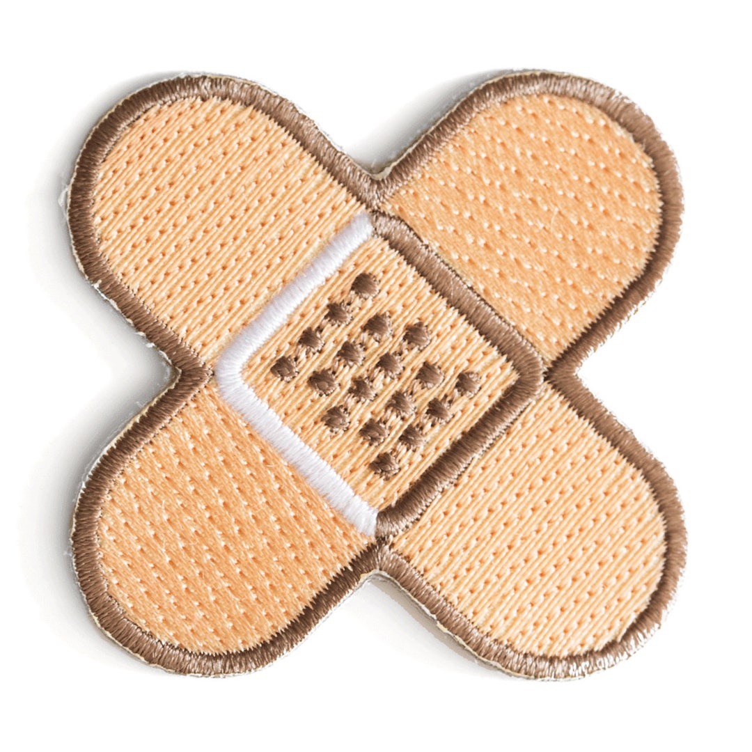 Bandage Band-aid Embroidered Iron-on Patch - Etsy