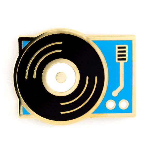 Record Player Pin - Etsy