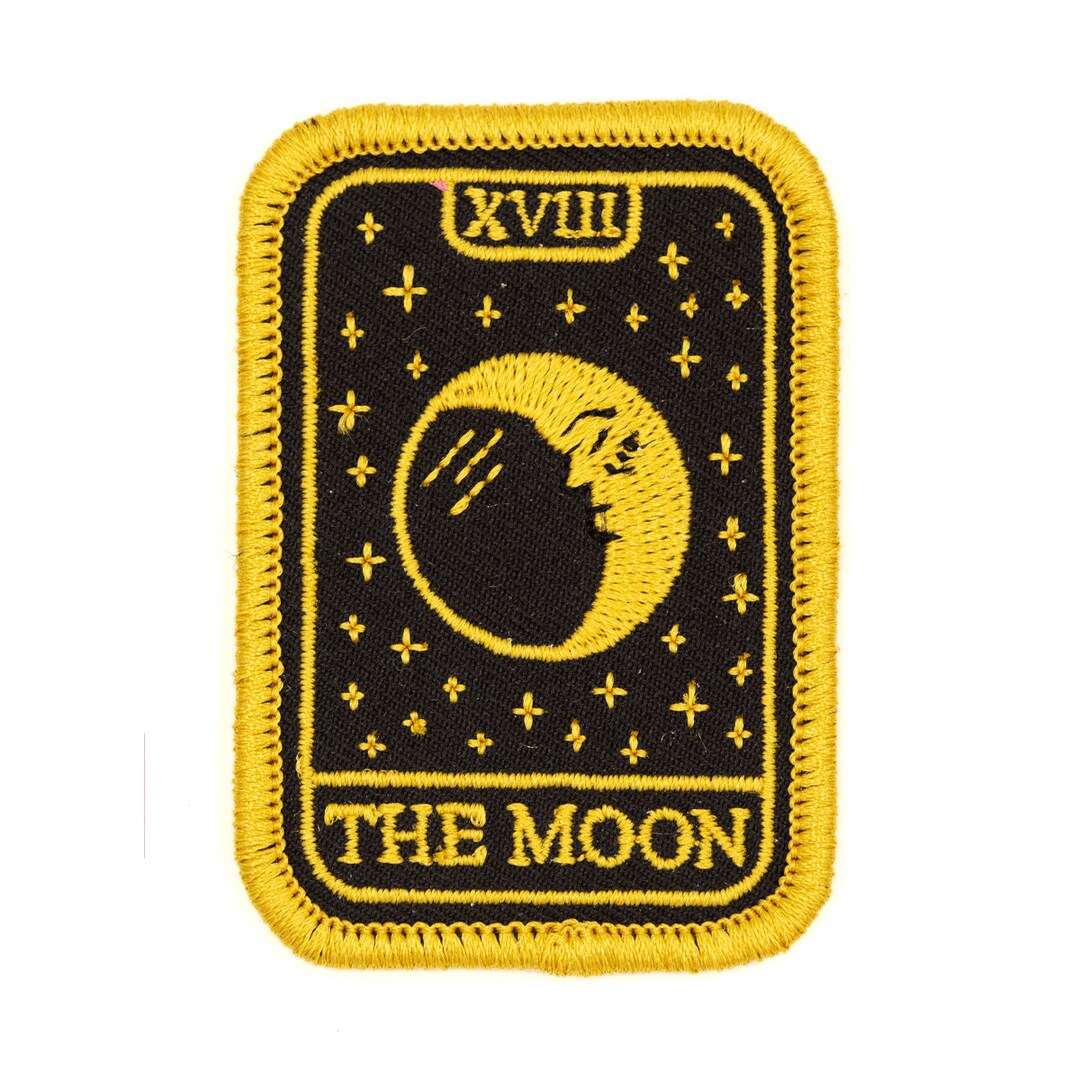 Moon Tarot Embroidered Iron-on Patch - Etsy