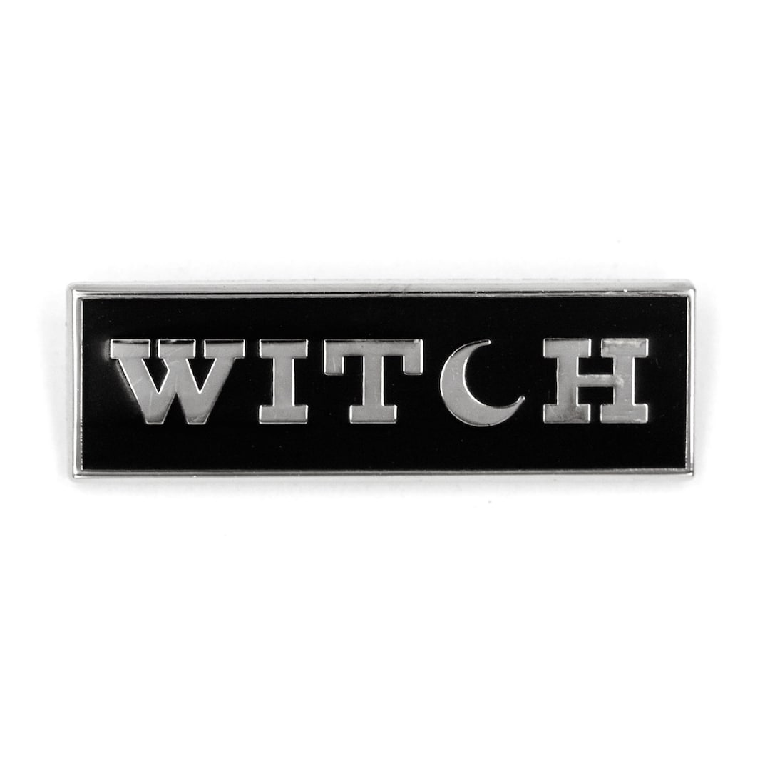 Witch Enamel Pin - Etsy