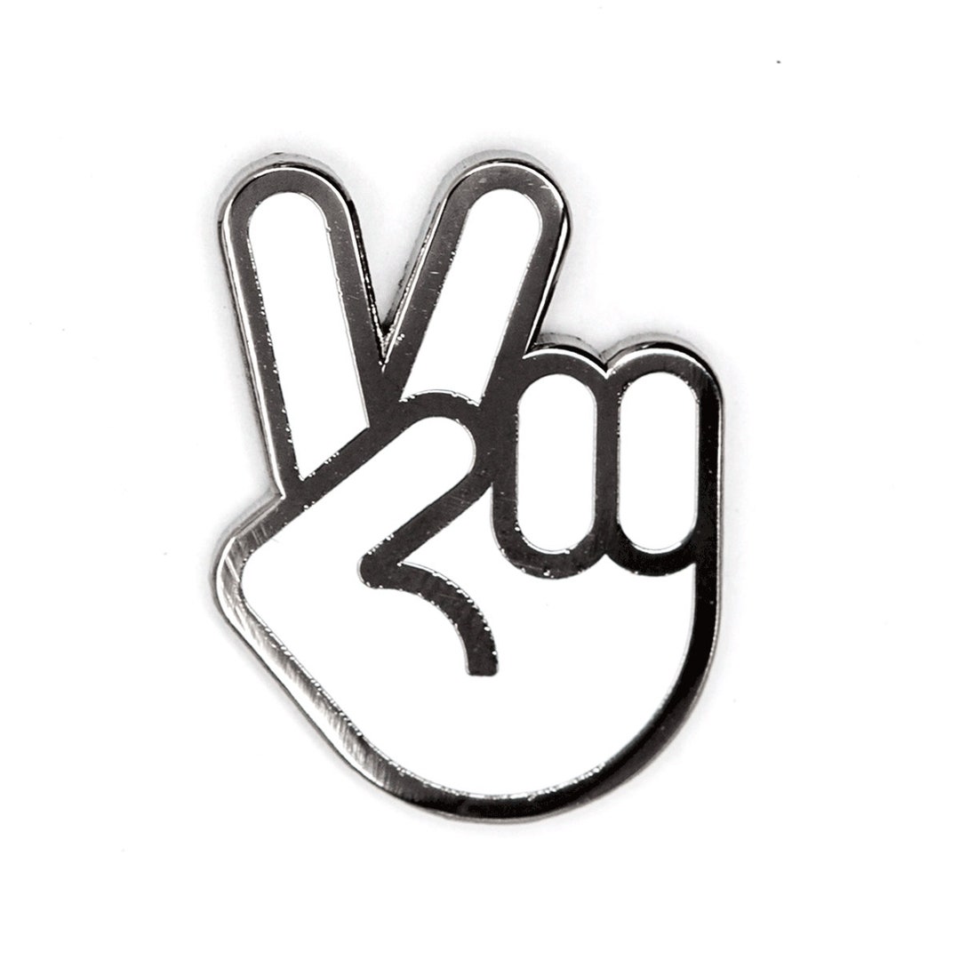 Peace Hand Enamel Pin - Etsy
