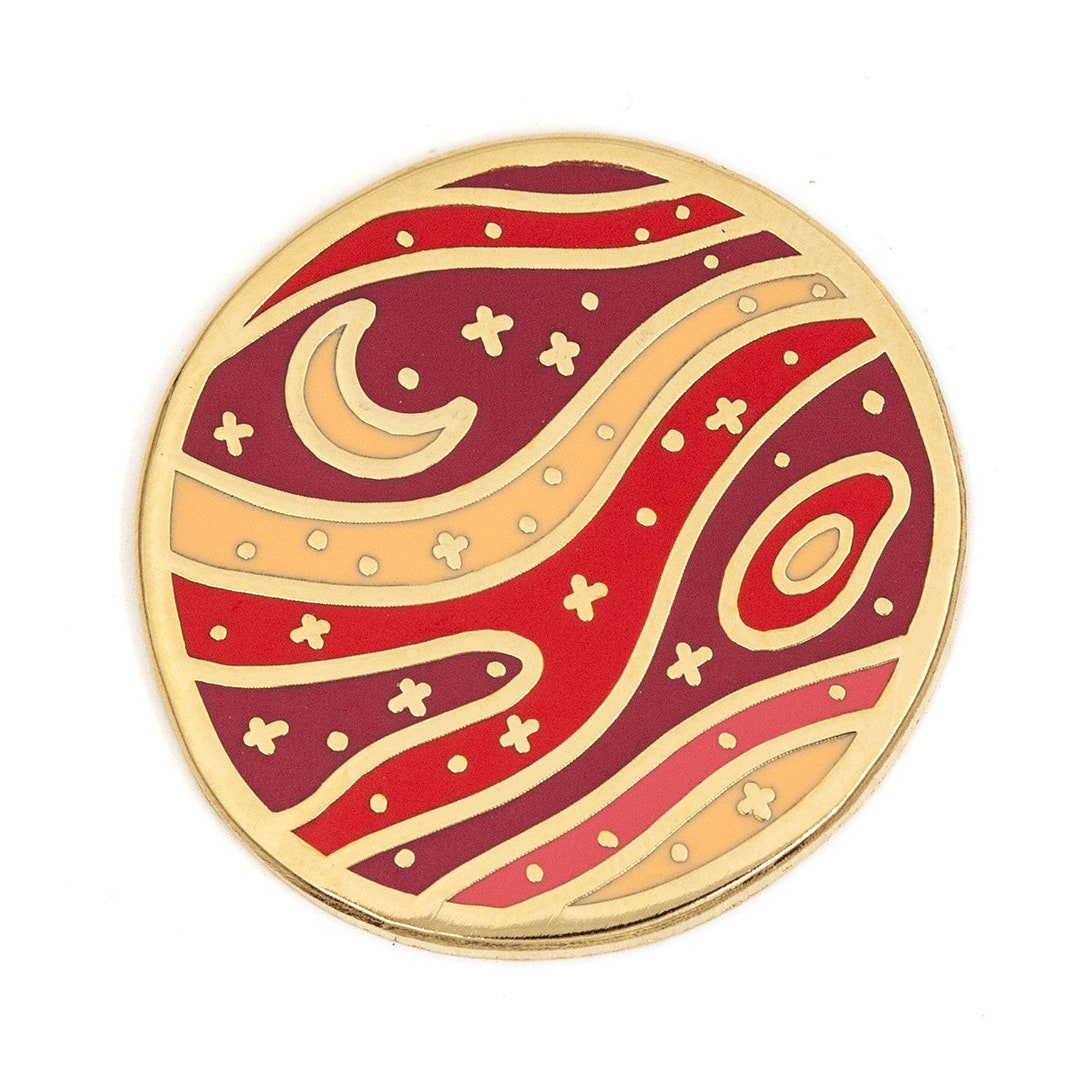 Jupiter Enamel Pin - Etsy
