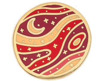 Jupiter Hard Enamel Pin - Etsy