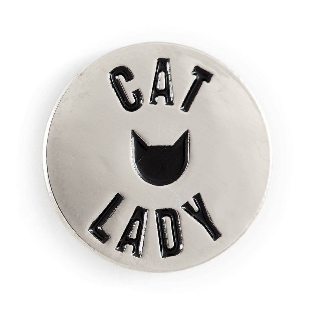 Cat Lady Enamel Pin - Etsy