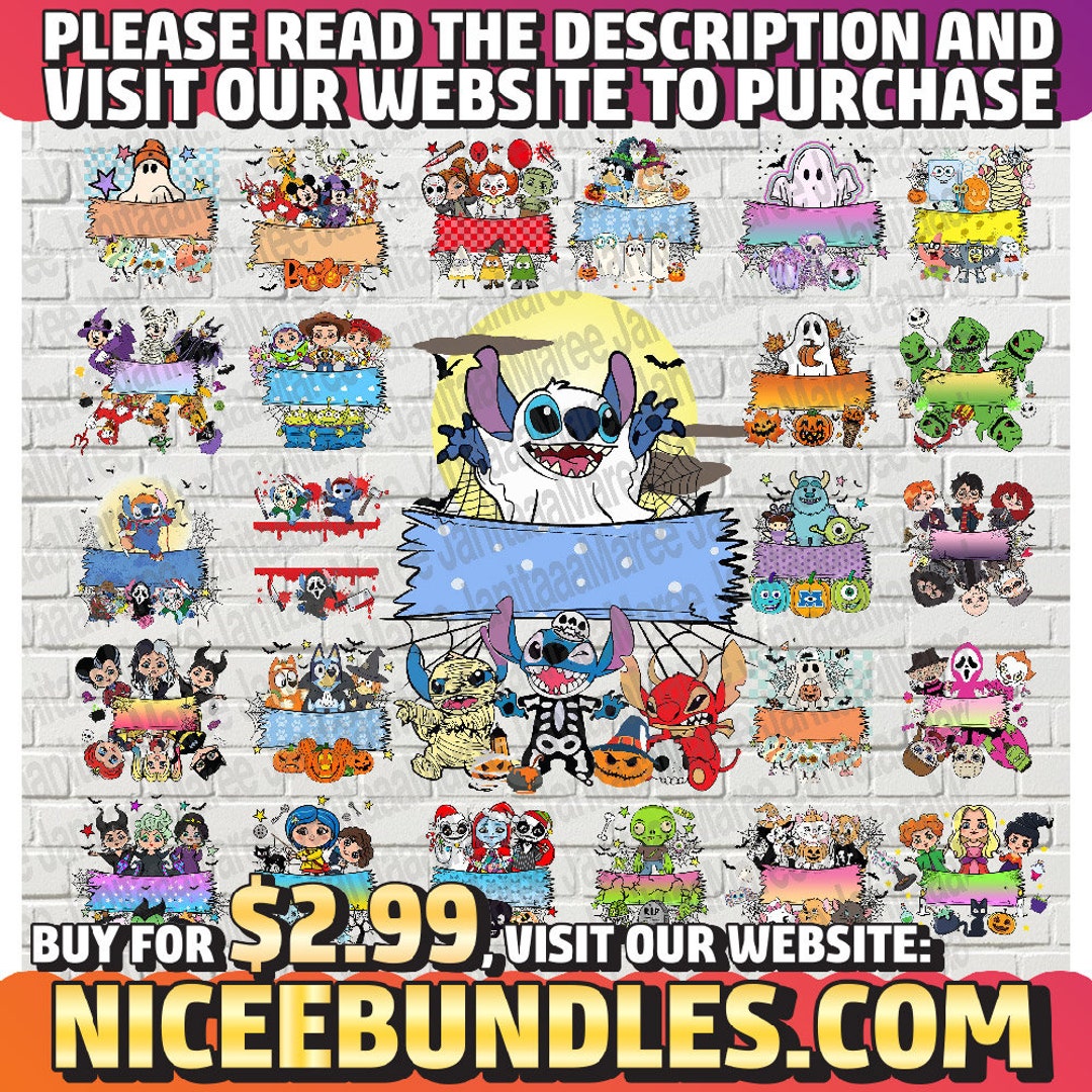 40 Horror Carttoon Png,horror Clipart Custom Name Sublimation Png ...