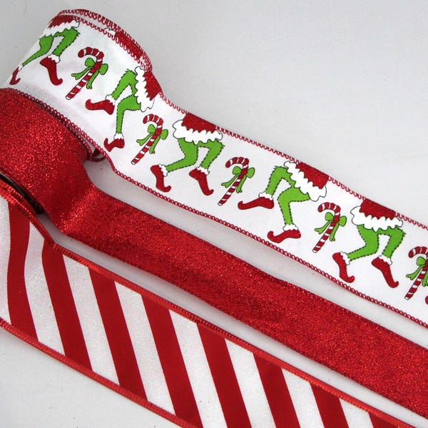 Grinch Ribbon - Etsy