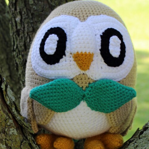 Rowlet Crochet Pattern - Etsy