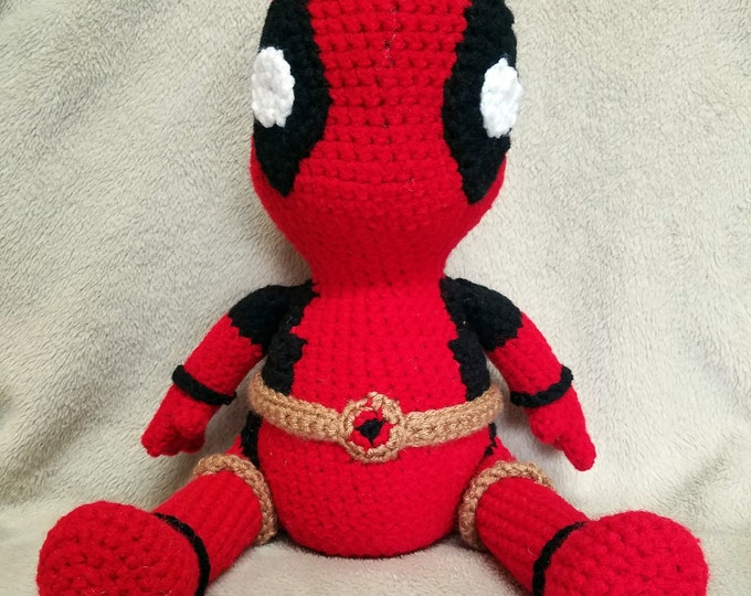 Deadpool Crochet Pattern Descarga Instantánea Deadpool Patrón de Crochet amigurumi - Etsy México