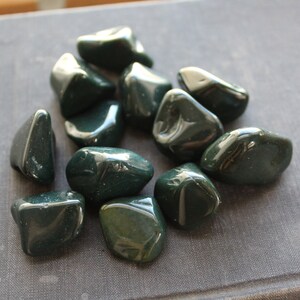 Jade Tumbled Stone - Tuck in Your Wrap With Your Tarot Deck - Earth ...