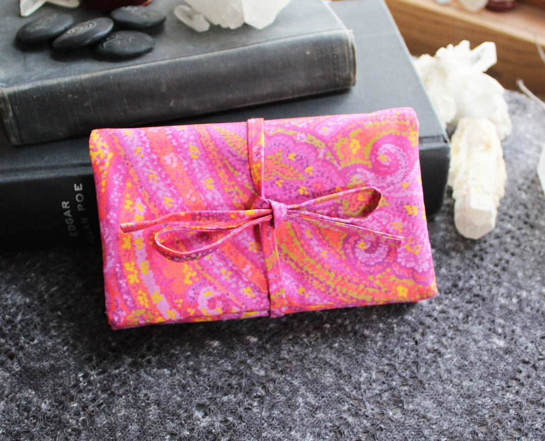 Wrap Around Tarot Oracle Bag Tarot Cards Pouch Wrap Bag - Pink Purple ...