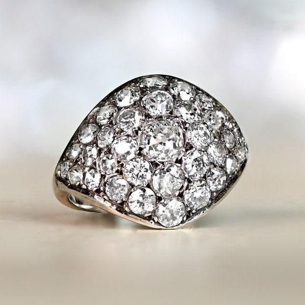 Genuine Diamond Ring - Etsy