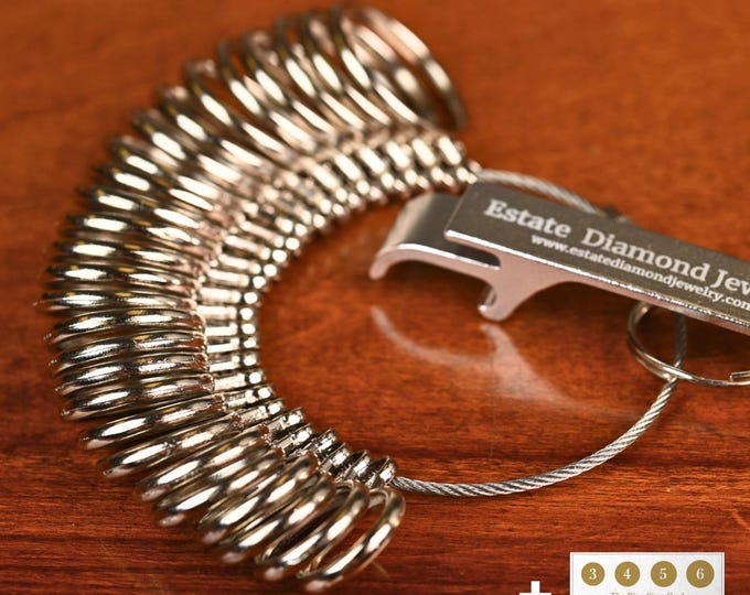 Ring Size Chart Printable Ring Sizer | Conversion De Taille De Bague ...