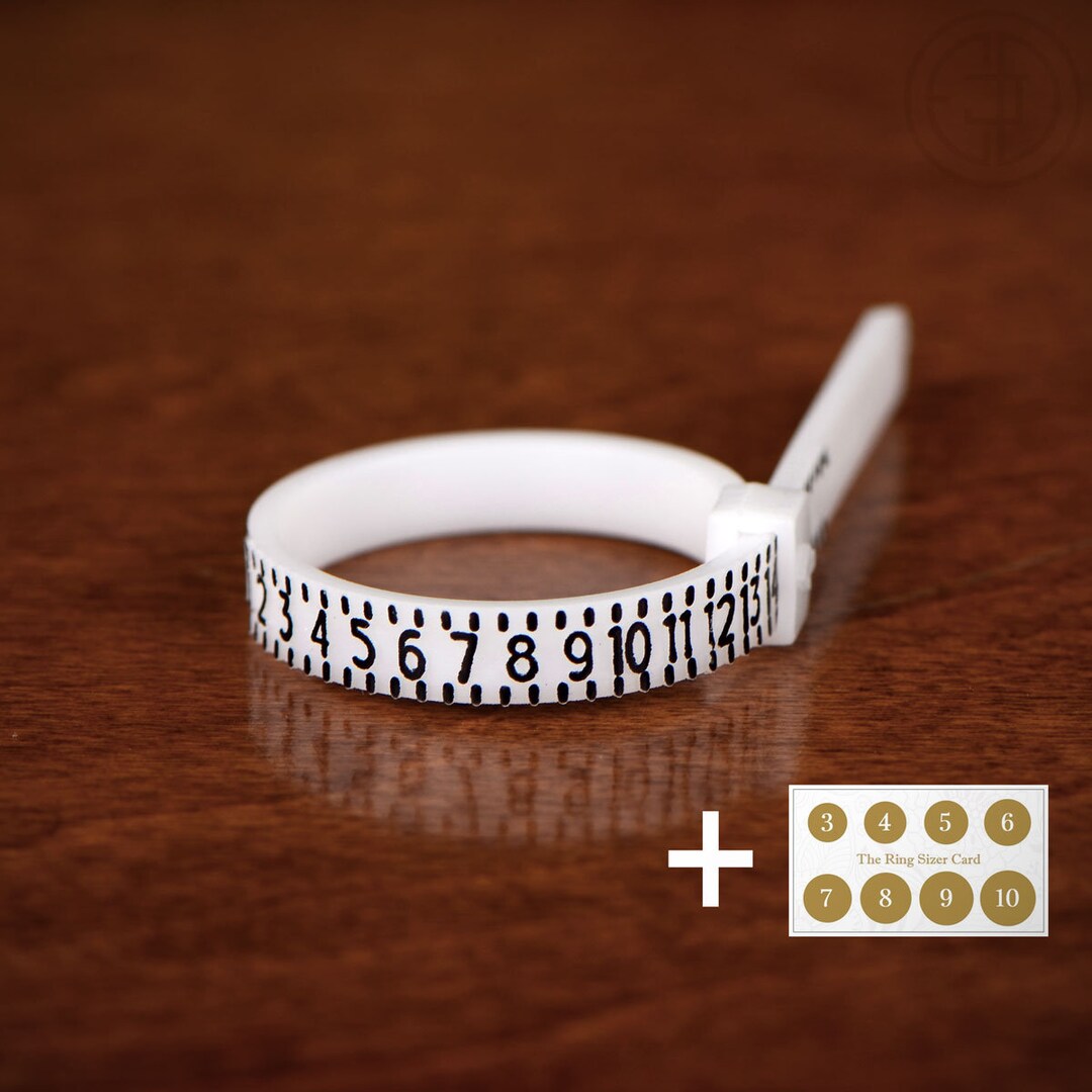 Ring Sizing Kit | Plastic Belt Ring Sizer (size 1 to Size 17) Size for ...