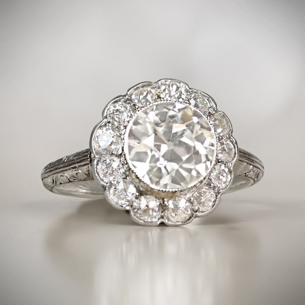 Antique Edwardian Cluster Ring - Etsy