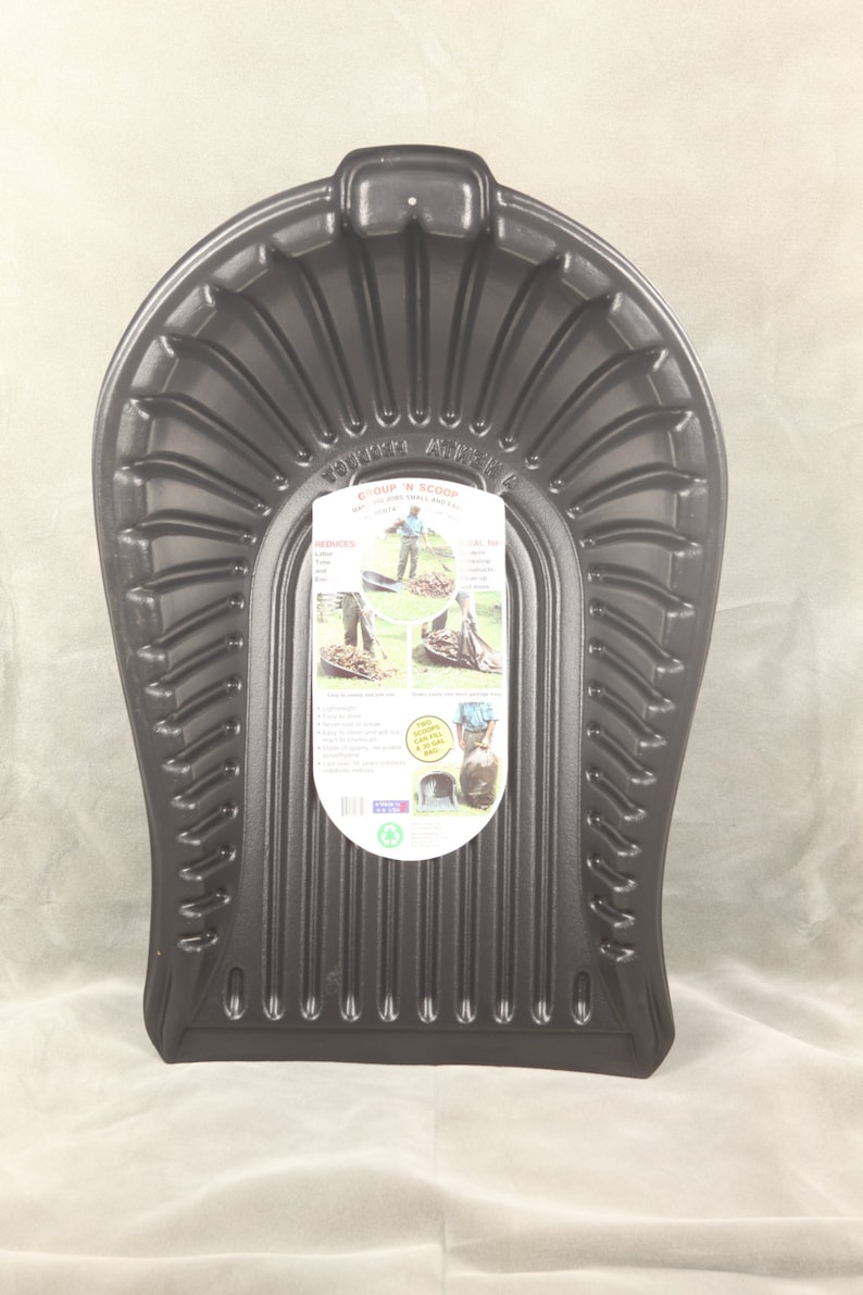 2 Huge Large 35" Garden Leaves Scoop Rake Dust Pan Loader Yard ...