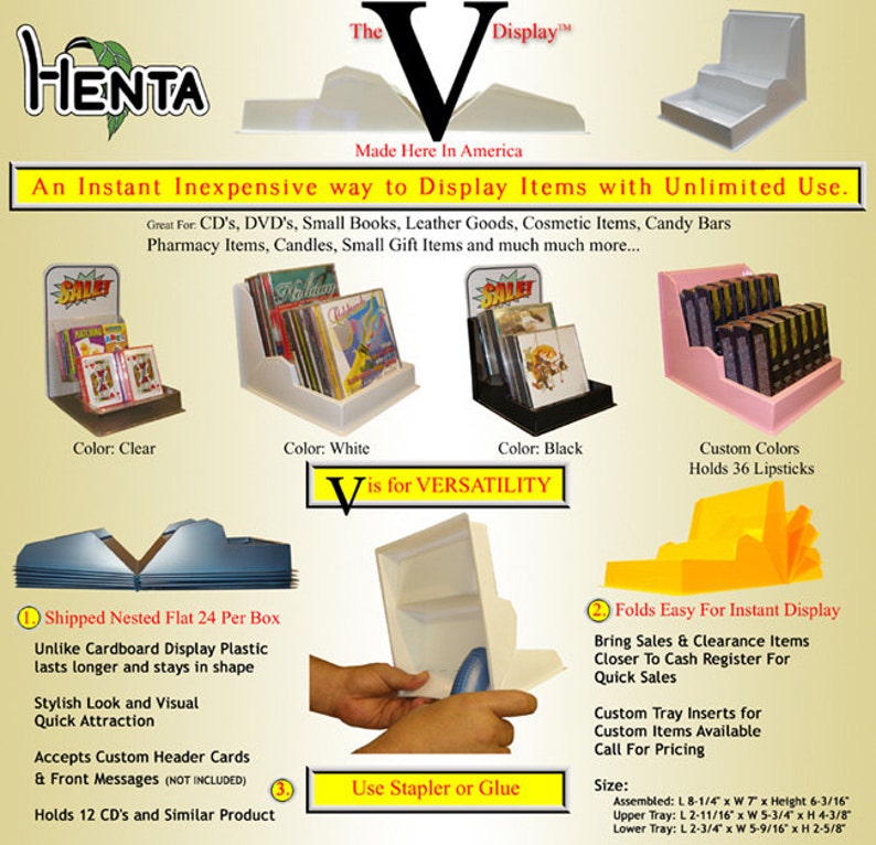 6 Multi-purpose Retail / Store / Counter Plastic Displays for Candy ...