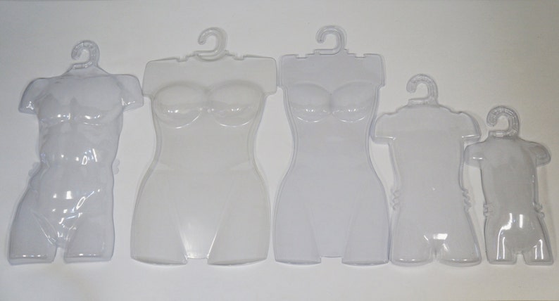 20 Reg10 Plus Full Size Clear Female Plastic Mannequin